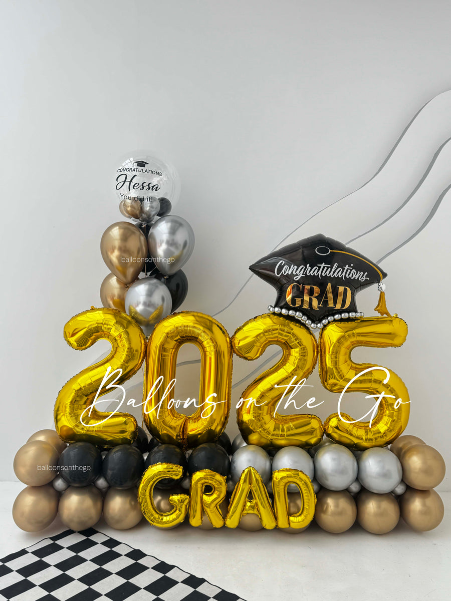 Congrats Grad Balloon Arrangment! – Balloons On The Go