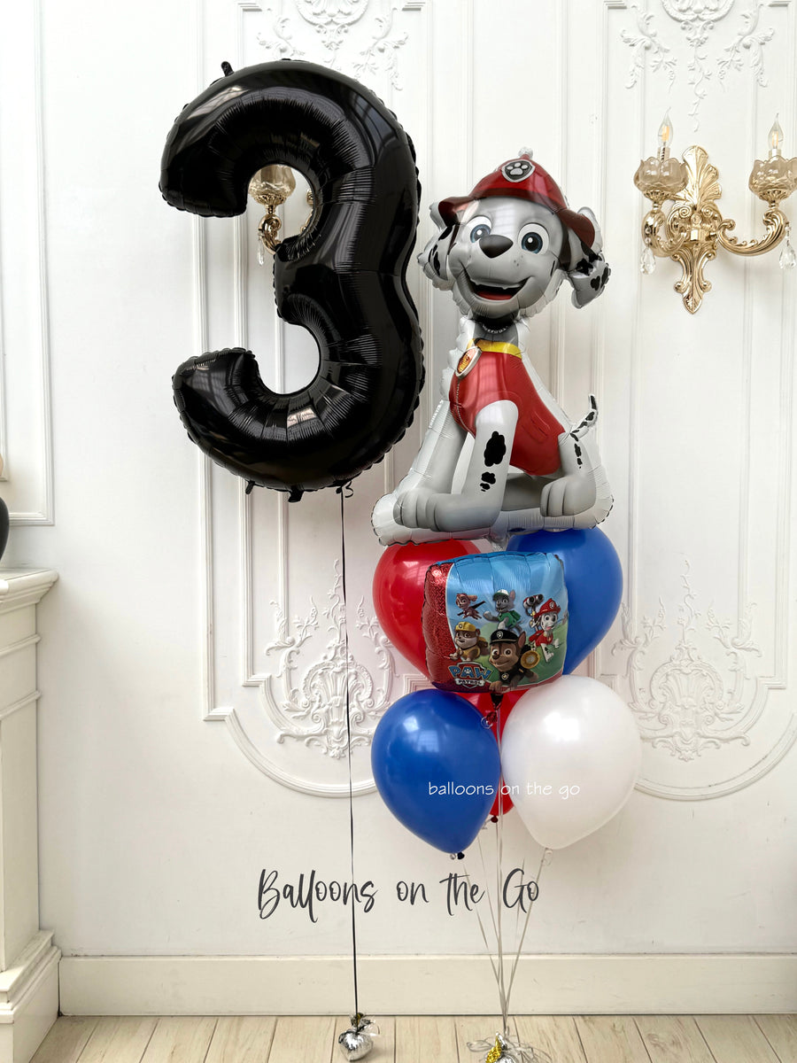 Paw Patrol Marshall Balloon bouquet! – Balloons On The Go