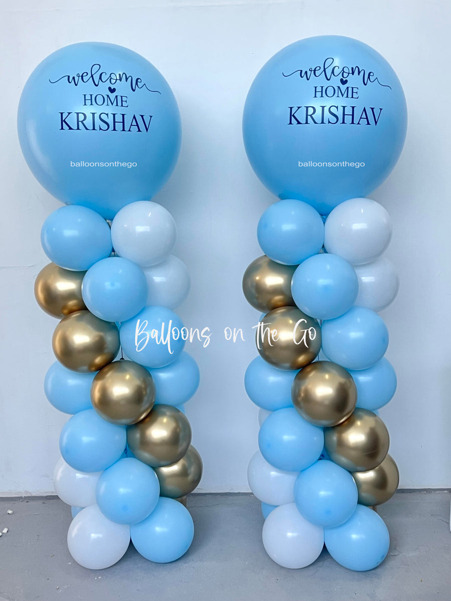 Welcome Home Baby Balloon Towers – Balloons On The Go