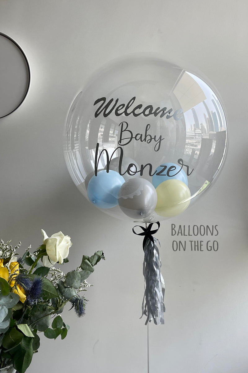 Welcome Baby Customized balloon – Balloons On The Go